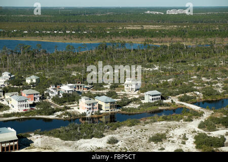 orange beach alabama intercoastal waterway bridge leading to Gulf of ...