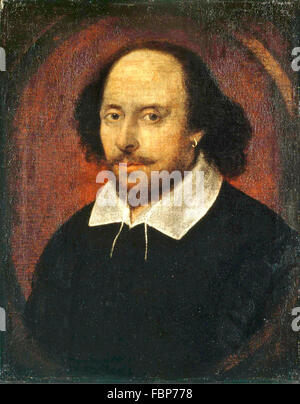 William Shakespeare Chandos portrait Stock Photo: 30360503 - Alamy