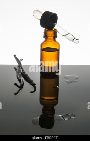 MASSAGE OF VANILLA PODS Stock Photo - Alamy