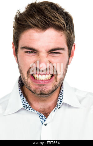 Portrait of angry fashionable man Stock Photo - Alamy