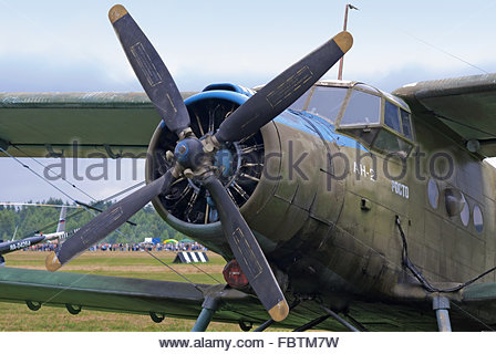 cockpit of Antonov AN-2 biplane Stock Photo: 47900990 - Alamy
