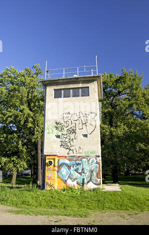 - the Berlin Wall, watchtower of DDR border police ( Volkspolizei ...
