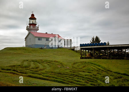 Carmanah Lighthouse located on the Pacific Coast of Vancouver Island ...