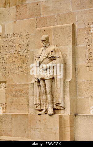 Reformation Wall with statues of Guillaume Farel, John Calvin, Theodore ...