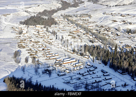Winter White Haba Karst Topography XinJiang China Stock Photo - Alamy