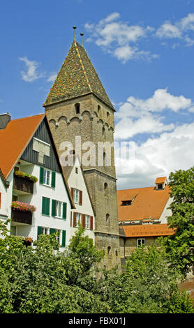 Ulm Stadtmauer Metzgerturm Stock Photo - Alamy