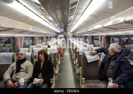 passengers inside Shinkansen bullet train, Tokyo, Japan Stock Photo - Alamy