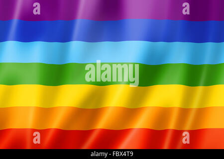 Rainbow peace flag Stock Photo - Alamy