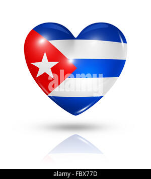 Â flag of cuba and heart Stock Photo - Alamy