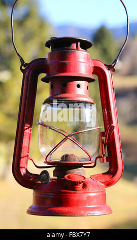 Old lantern in vintage concept Stock Photo - Alamy