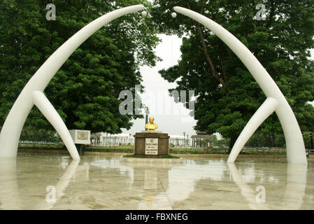 Anna memorial at Marina Beach, Chennai, Tamil Nadu, India, Asia Stock ...