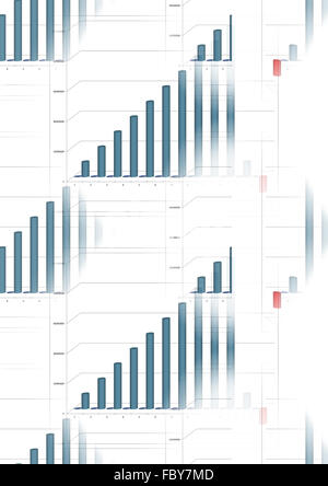 Abstract business chart with bar charts Stock Photo - Alamy