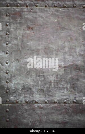 armour metal texture with rivets background Stock Photo - Alamy