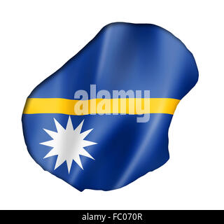 Flag and map of Nauru Stock Photo - Alamy