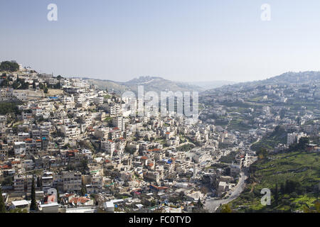 Panoramic view of Silwan Village in Jerusalem, Israel Stock Photo - Alamy
