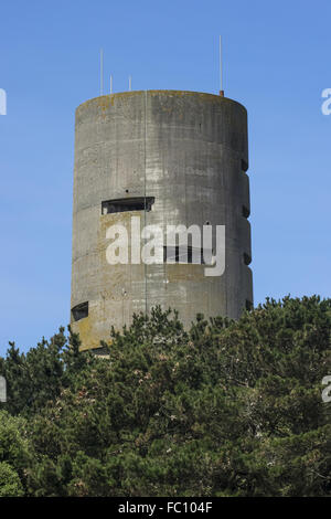 Fort Saumarez, Martello tower with German World War II Observation ...