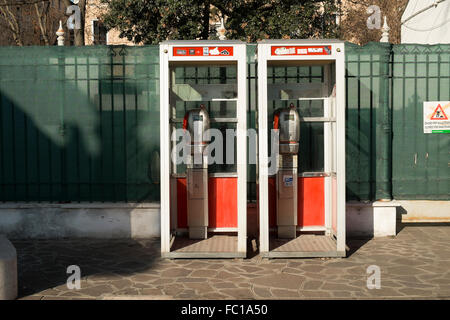 Italian telephone boxes Stock Photo - Alamy