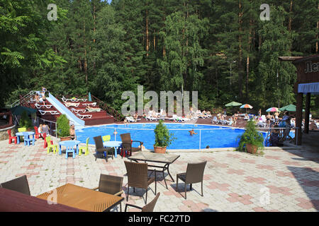 Swimming pool in the Sanatorium Russia Stock Photo - Alamy