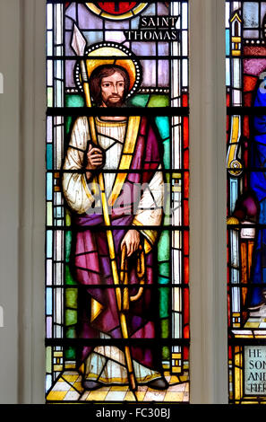 St. Thomas, stained glass window, by Joseph Grant of Costessey, 1856 ...
