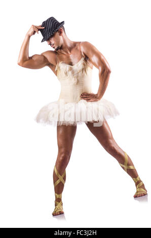 Man in tutu performing ballet dance Stock Photo - Alamy