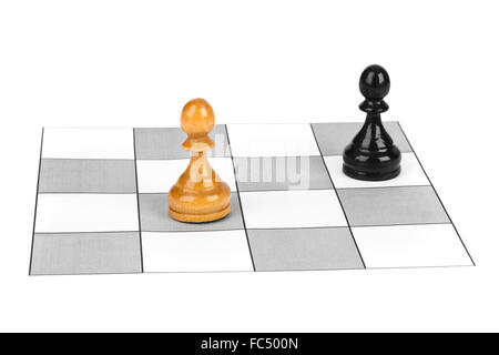 Chess Pawns Concept Teamwork Stock Photo - Alamy