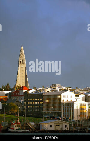 Hallgrims Church (Hallgrimskirkja by State Architect Guðjón Samúelsson ...