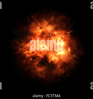 sparks color explosion abstract texture, render illustration Stock ...