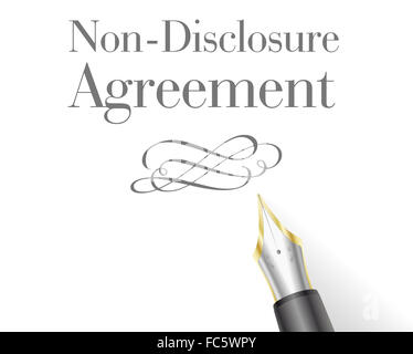 NDA - Non-disclosure agreement - secret and confidential treaty ...