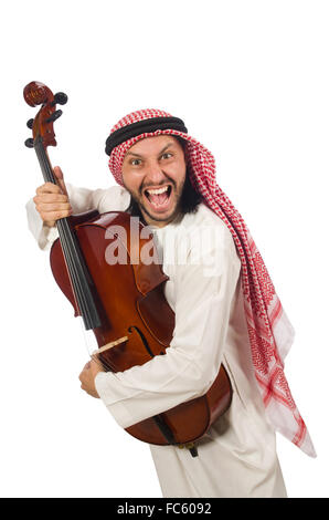 Young arab man musician playing trumpet at music studio Stock Photo - Alamy
