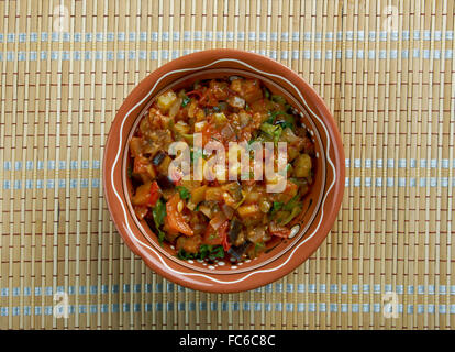 saksuka - Turkish Meze stew Stock Photo - Alamy