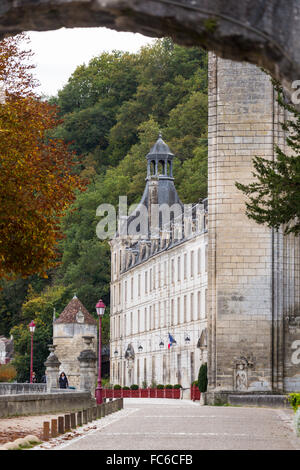 Brantome Abbey, Brantome, Loire Valley, France Stock Photo - Alamy