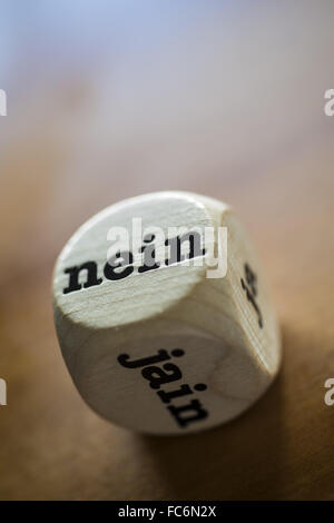 Dice for Decision Making (German Stock Photo - Alamy