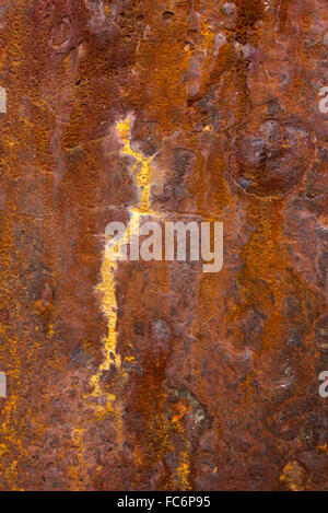 Corroded and worn surface of the iron plate Stock Photo - Alamy