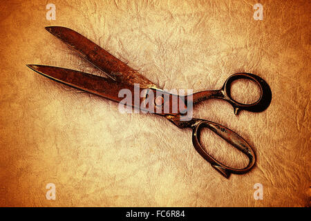 Antique dressmaker's scissors Stock Photo - Alamy