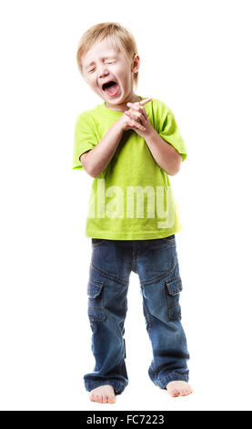 Angry boy screaming shouting Stock Photo - Alamy