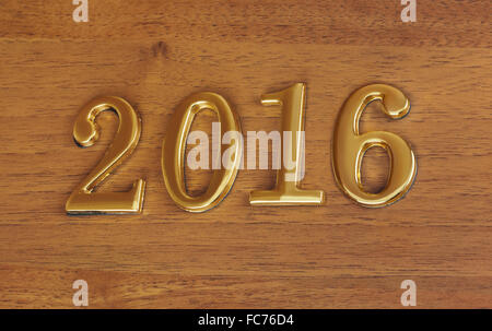 New Year 2016 numbers on golden background Stock Photo - Alamy