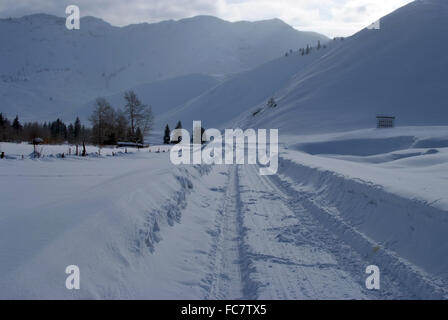 Xinjiang Aletai snow scenery Stock Photo - Alamy