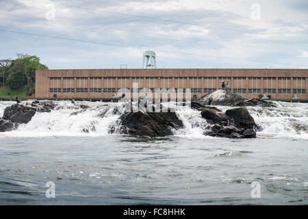 The Dam at Bujagali Falls, Jinja, Uganda, Africa Stock Photo - Alamy