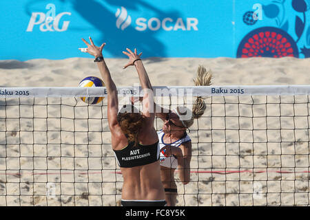 Mariia Prokopeva and Ekaterina Syrtceva (RUS) vs Lena Maria ...