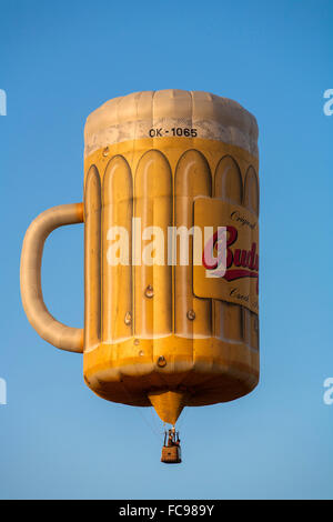 Flying beer stein special shape hot air balloon from the Gosser Brewery ...