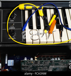 Board of modern computer. Computer repair. Modern computer technology ...