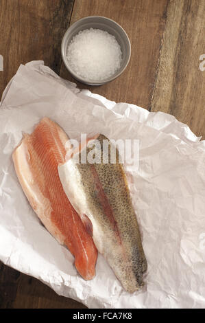 Rainbow Trout Skin Stock Photo - Alamy