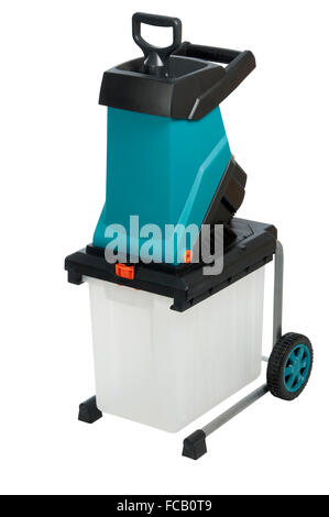 electric shredder isolated on white background Stock Photo - Alamy