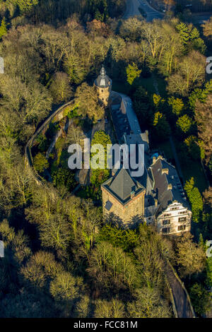 View of Landsberg Castle, Essen ( Ruhr ), district Kettwig, Ruhr area ...