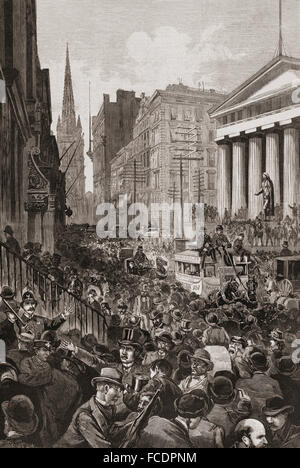 Panic of 1884 Stock Photo - Alamy