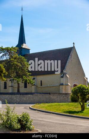A typical Normandy Church in the village of Harcourt France Stock Photo ...