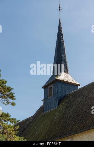 A typical Normandy Church in the village of Harcourt France Stock Photo ...