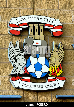 Coventry City Football Club badge, Coventry Building Society Arena ...