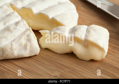 Piece of soft Italian Tuma dla Paja cheese Stock Photo - Alamy