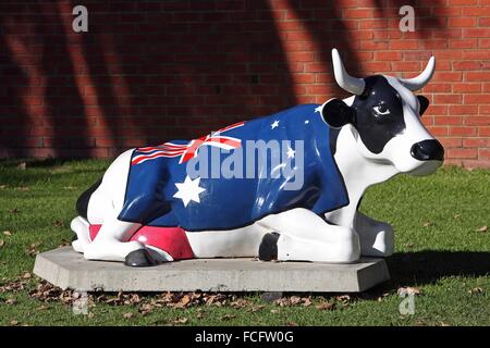 Shepparton Moooving art exhibitions of life sized cow sculptures ...